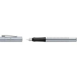 Faber-Castell Grip 2011 Patronenfüller silber M (mittel)