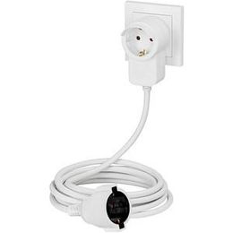 Hama Powerplug Verlängerungskabel 3,0 m weiß