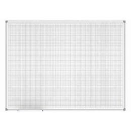 Maul Whiteboard Maulstandard 120,0 x 90,0 cm weiß mit 1,0 x 1,0 cm Raster