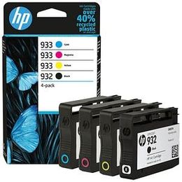 HP 932 + 933 (6ZC71AE) schwarz, cyan, magenta, gelb Druckerpatronen, 4er-Set