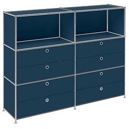 viasit Sideboard System4, 86327 violettblau 152,9 x 40,4 x 118,2 cm