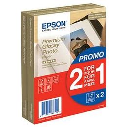 Epson Fotopapier S042167 10,0 x 15,0 cm glänzend 255 g/qm 2x 40 Blatt