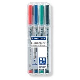 Staedtler Lumocolor Folienstifte-Set farbsortiert non-permanent 4 St.