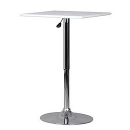 AMSTYLE Bistrotisch weiß 63,0 x 63,0 x 83,0 - 104,0 cm