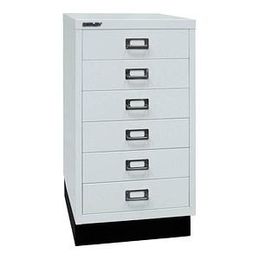 Bisley MultiDrawer™ L29A36S Schubladenschrank lichtgrau 6 Schubladen 34,9 x 43,2 x 67,0 cm