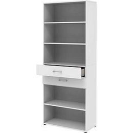 Röhr-Bush röhr Regalschrank direct.office, 859W681000 weiß 80,0 x 34,4 x 212,5 cm