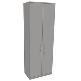 FM Aktenschrank Oldenburg, 4260429767731 lichtgrau 5 Fachböden 80,0 x 44,2 x 222,1 cm