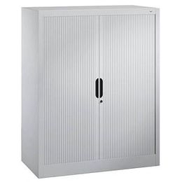 C+P CP Omnispace Rollladenschrank silber 2 Fachböden 100,0 x 42,0 x 123,0 cm