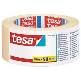 Tesa ECONOMY Kreppband beige 50,0 mm x 50,0 m 1 Rolle