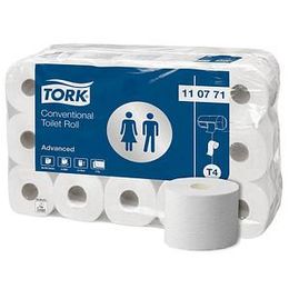 Tork Toilettenpapier T4 Advanced 2-lagig Recyclingpapier, 30 Rollen