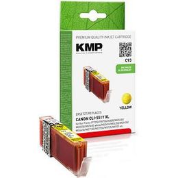 KMP C93 gelb Druckerpatrone kompatibel zu Canon CLI-551 XL Y