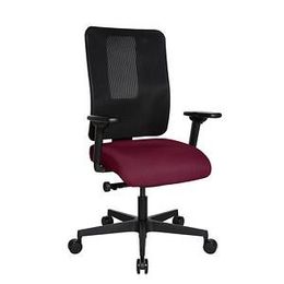 Topstar Bürostuhl Sitness Open X (N) Deluxe, OX300TW2 T270 Stoff rot, Gestell schwarz