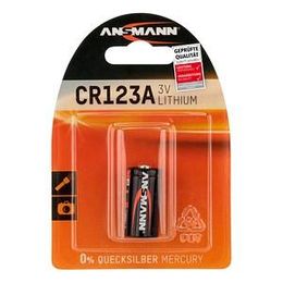 Ansmann Batterie CR123A Fotobatterie 3,0 V