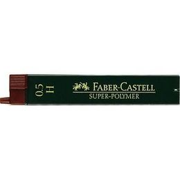 Faber-Castell SUPER-POLYMER Bleistiftminen schwarz H 0,5 mm, 12 St.