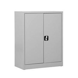 Gürkan Gürkan Stahlschrank 100011 lichtgrau 80,0 x 38,0 x 100,0 cm, aufgebaut