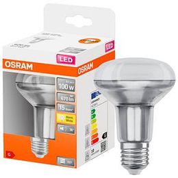 Osram LED-Lampe STAR R80 100 E27 9,1 W klar