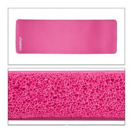 Relaxdays Yogamatte pink 60,0 x 180,0 x 1,0 cm