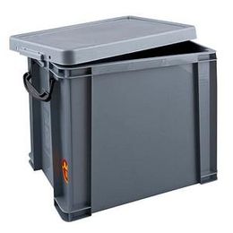 Really Useful Box Aufbewahrungsbox 19,0 l silber 39,5 x 25,5 x 29,0 cm