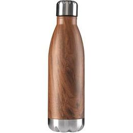 Neutral Isolierflasche Wood braun 0,5 l