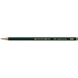 Faber-Castell 9000 Bleistift 3H grün, 1 St.