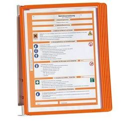 Durable Wand-Sichttafelsystem VARIO® WALL 555109 DIN A4 orange mit 5 St. Sichttafeln