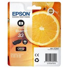 Epson 33 / T3341 Photo schwarz Druckerpatrone