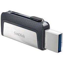 Sandisk USB-Stick Ultra Dual Drive USB Type-C silber, grau 256 GB
