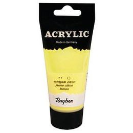 Rayher Acrylic Acrylfarben echtgelb zitrone 75,0 ml