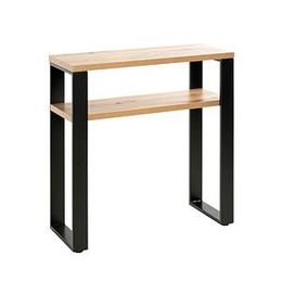 HAKU Möbel Konsolentisch Holz schwarz, braun 70,0 x 28,0 x 75,0 cm