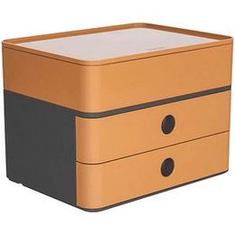 HAN Schubladenbox Smart Box plus ALLISON caramel brown 1100-83, DIN A5 mit 3 Schubladen