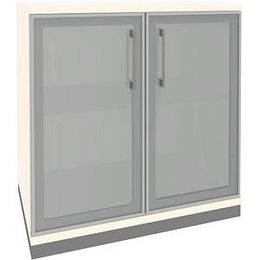 FM Aktenschrank Oldenburg, 4260672331857 weiß, Acrylglas satiniert 1 Fachboden 80,0 x 44,2 x 78,1 cm