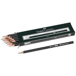 Faber-Castell 1111 Bleistifte B schwarz, 12 St.