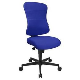 Topstar Bürostuhl Art Comfort, SP800T38 Stoff blau, Gestell schwarz