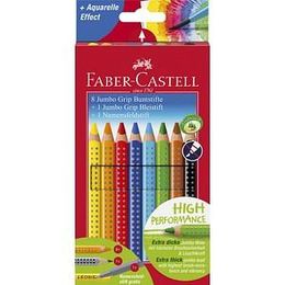 Faber-Castell Jumbo GRIP Buntstifte farbsortiert, 8 St.