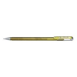 Pentel Hybrid Dual Metallic Gelschreiber 0,5 mm, Schreibfarbe: gold, 1 St.