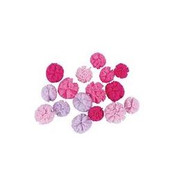 Rayher Pompons pink sortiert Ø 2,5-3,0 cm 16 St.