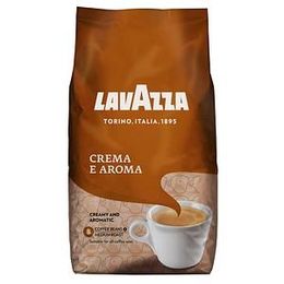 Lavazza CREMA E AROMA Kaffeebohnen Arabica- und Robustabohnen kräftig 1,0 kg