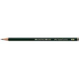 Faber-Castell 9000 Bleistift 5H grün, 1 St.