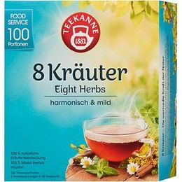 Teekanne 8 Kräuter Tee 100 Portionen