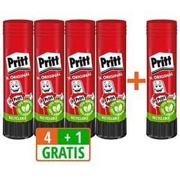 4 + 1 GRATIS: 4 Pritt Klebestifte 43,0 g + GRATIS 1 St.