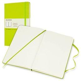 Moleskine Notizbuch Classic Collection fester Einband ca. DIN A5 blanko, hellgrün Hardcover 240 Seiten