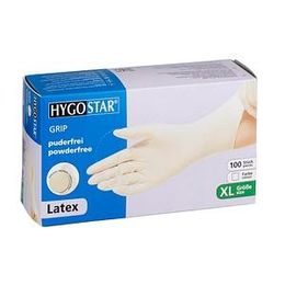 Hygostar unisex Einmalhandschuhe GRIP weiß Größe XL 100 St.
