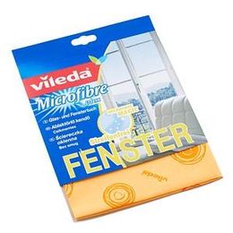 Vileda Microfibre plus FENSTER Fenstertuch Mikrofaser 60 °C waschbar, 1 St.