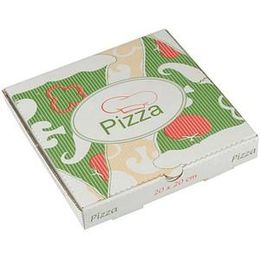 100 Papstar Pizzakartons pure 20,0 x 20,0 cm