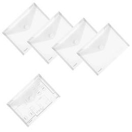 10 Foldersys Dokumententaschen DIN A5 transparent glatt 0,20 mm