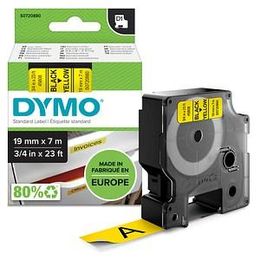 Dymo Schriftband D1 S0720880, 19 mm schwarz auf gelb