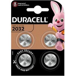 4 Duracell Knopfzellen CR2032 3,0 V