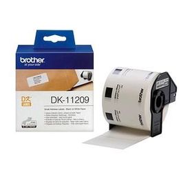 Brother Endlosetikettenrolle für Etikettendrucker DK11209 weiß, 29,0 x 62,0 mm, 1 x 800 Etiketten