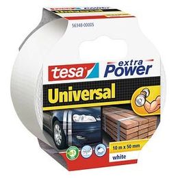 Tesa extra Power® Universal Gewebeband weiß 50,0 mm x 10,0 m 1 Rolle