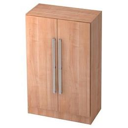 Hammerbacher Aktenschrank 7550 NU, V7550/N/N/NU nussbaum 2 Fachböden 80,0 x 42,0 x 127,0 cm